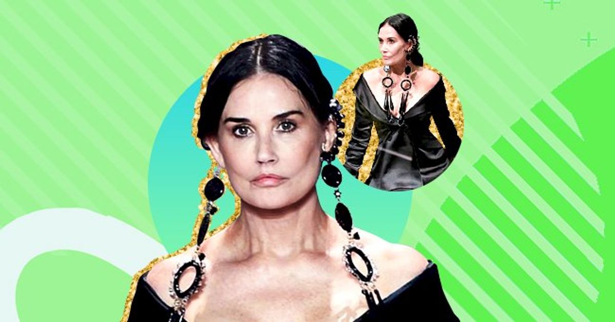 Demi Moore's Runway Portfolio Gets An Update At Paris Fashion Week